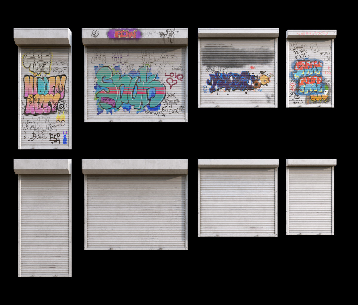 ArtStation - Roller shutters