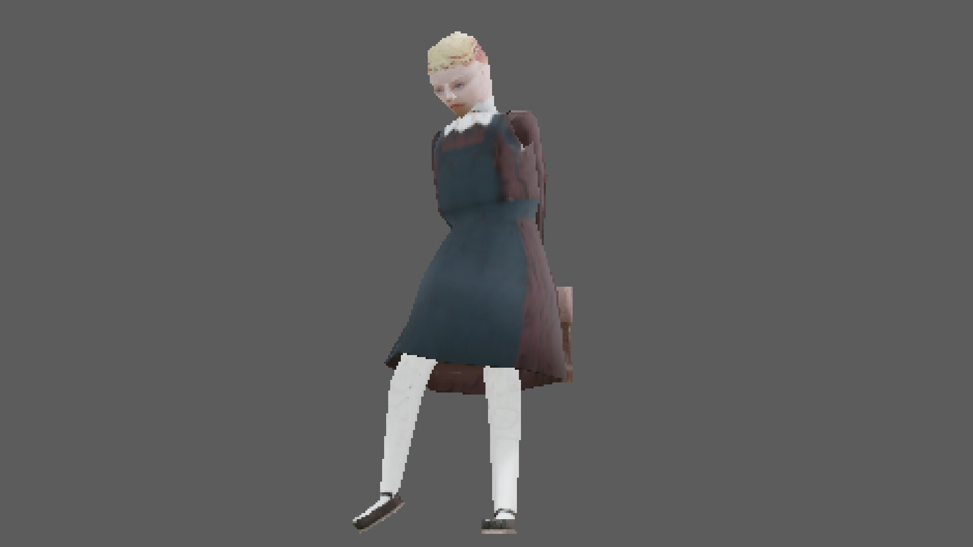 ArtStation - PSX PS1 | Soviet schoolgirl
