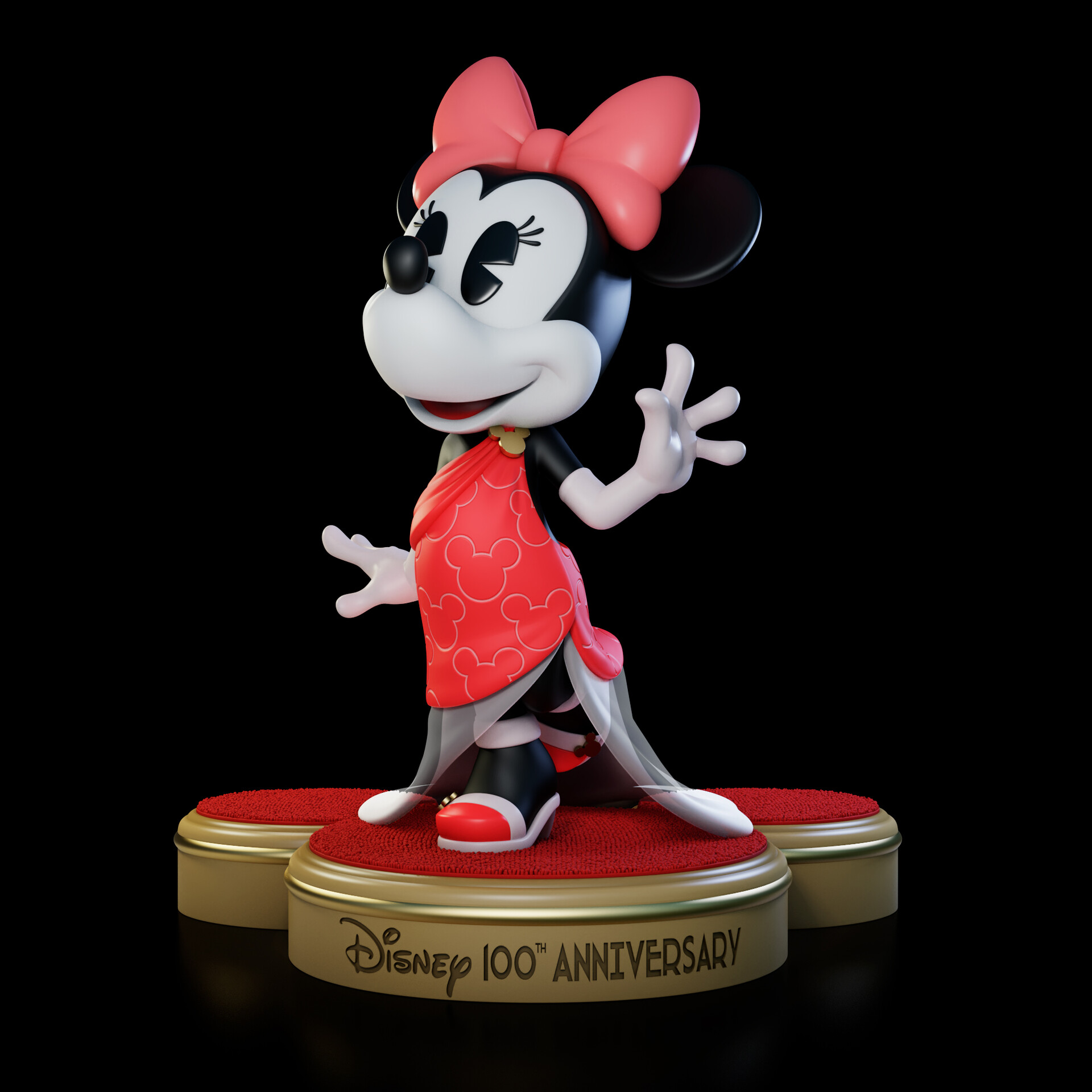 ArtStation - Minnie Mouse - Disney Gala Collection by QMx