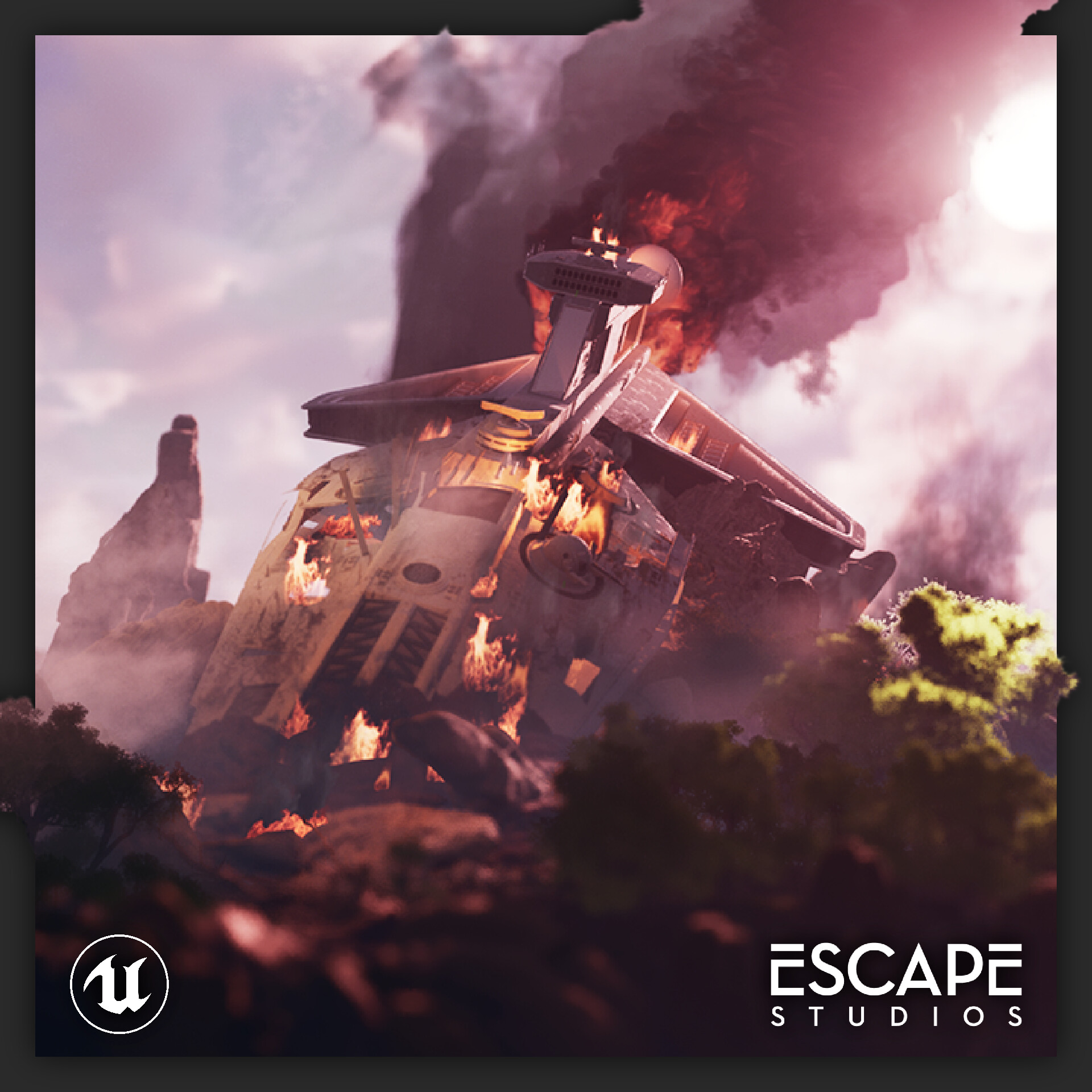 ArtStation - Alien Planet Refuge