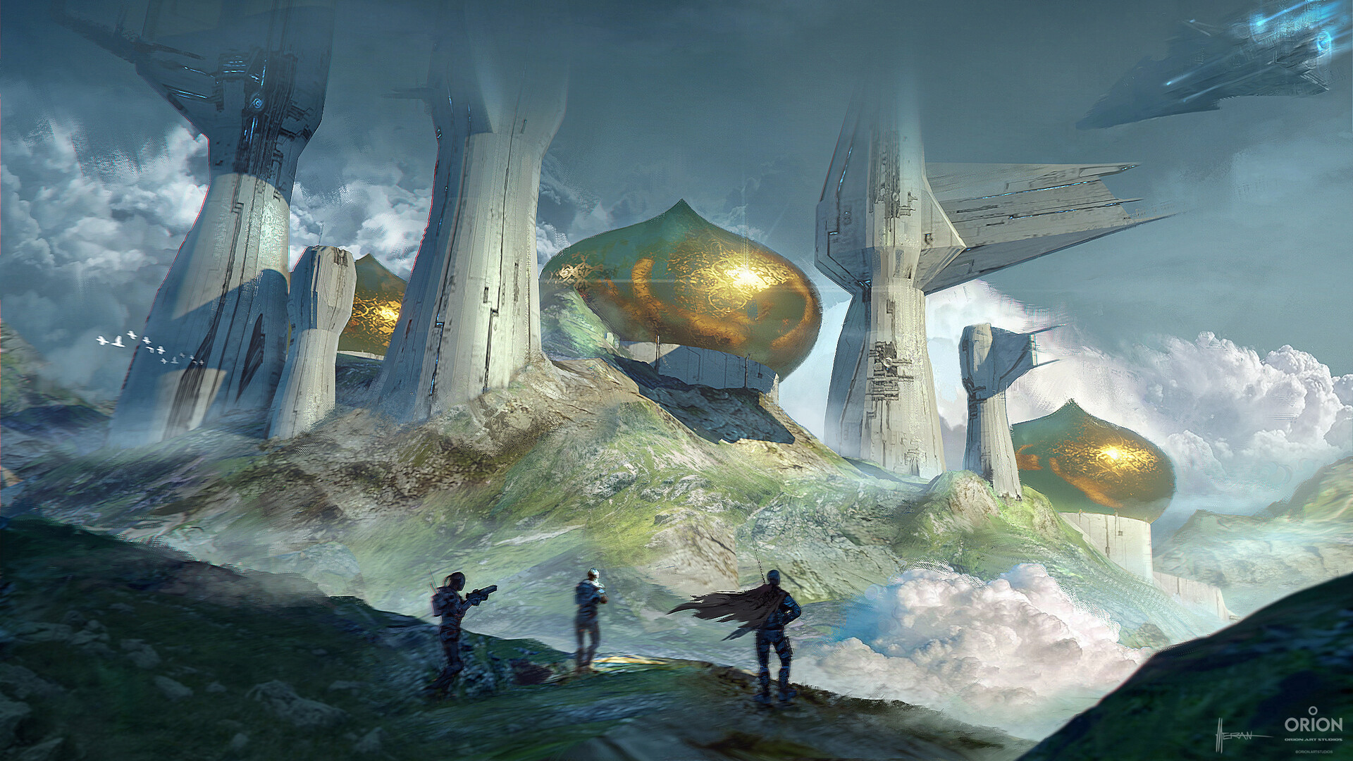 ArtStation - My recent project for Orion art studio