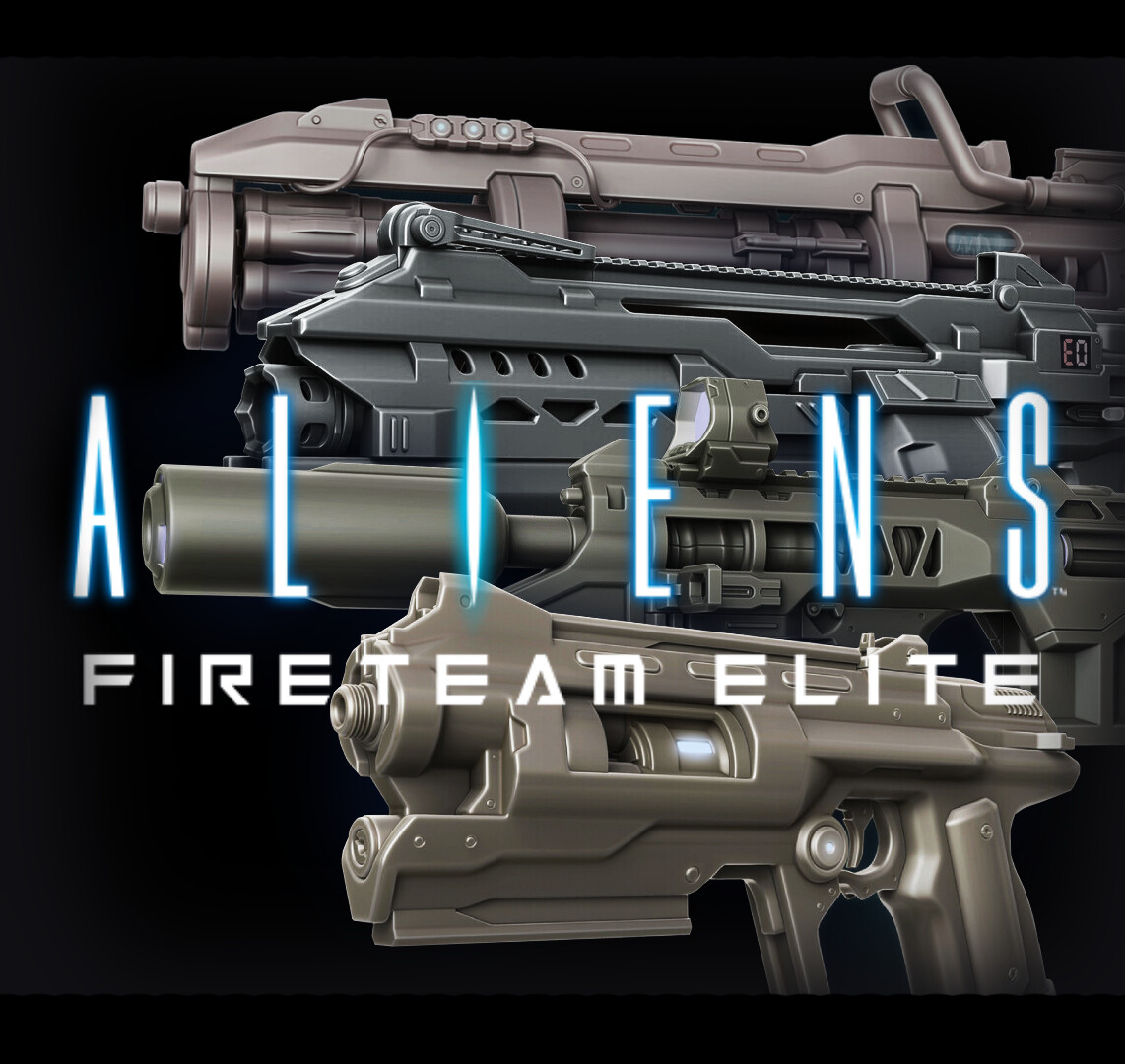 ArtStation - Aliens: Fireteam Weapons