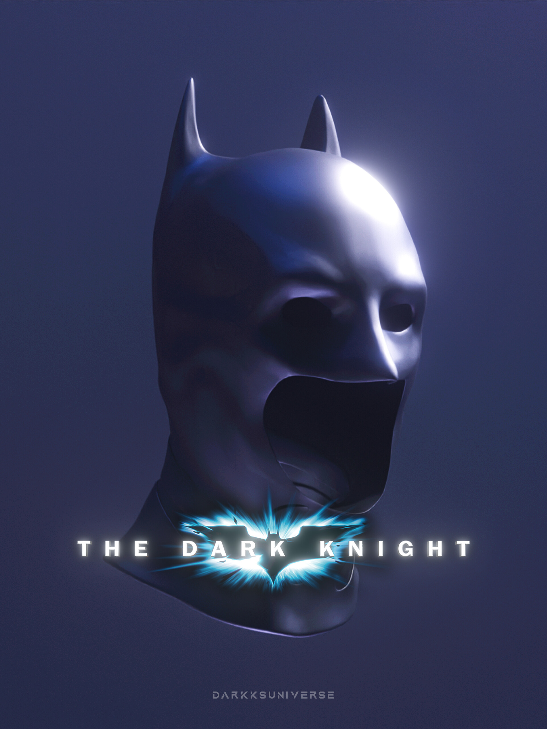 ArtStation - The Dark knight - Mask Concept 3D