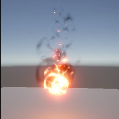 ArtStation - VFX practice 2 (Flame)