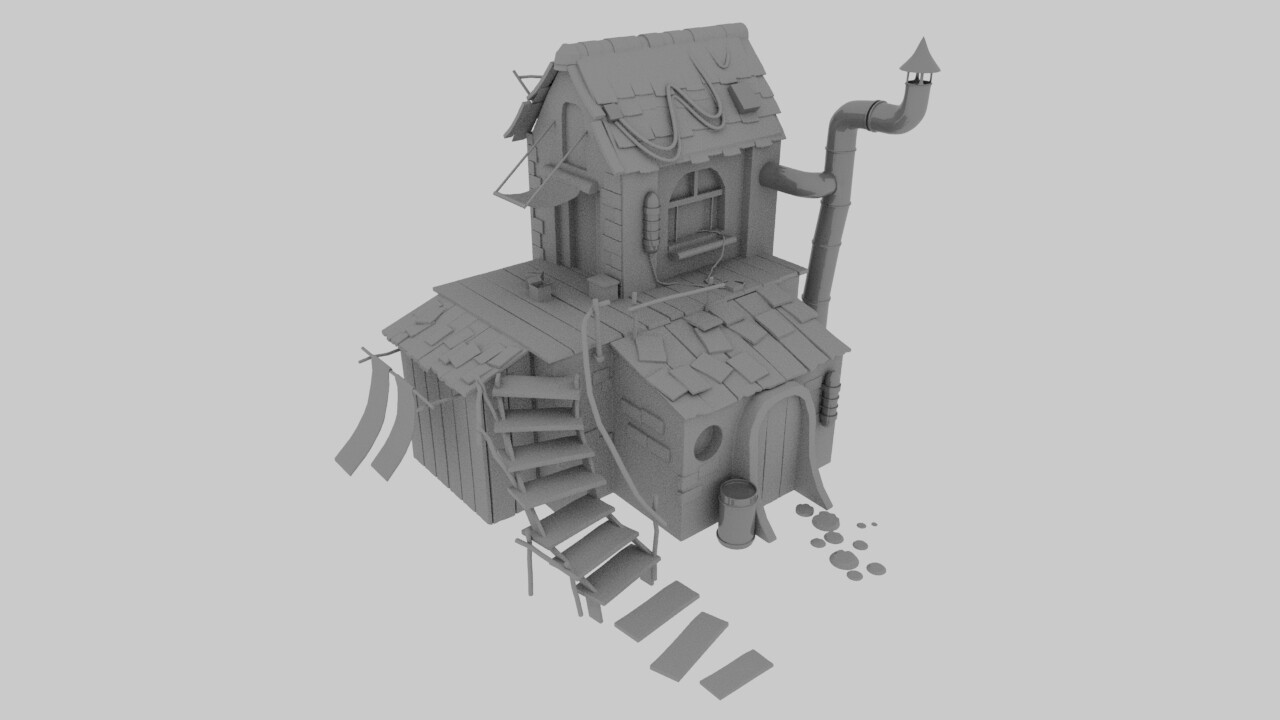 ArtStation - Stylized House Project