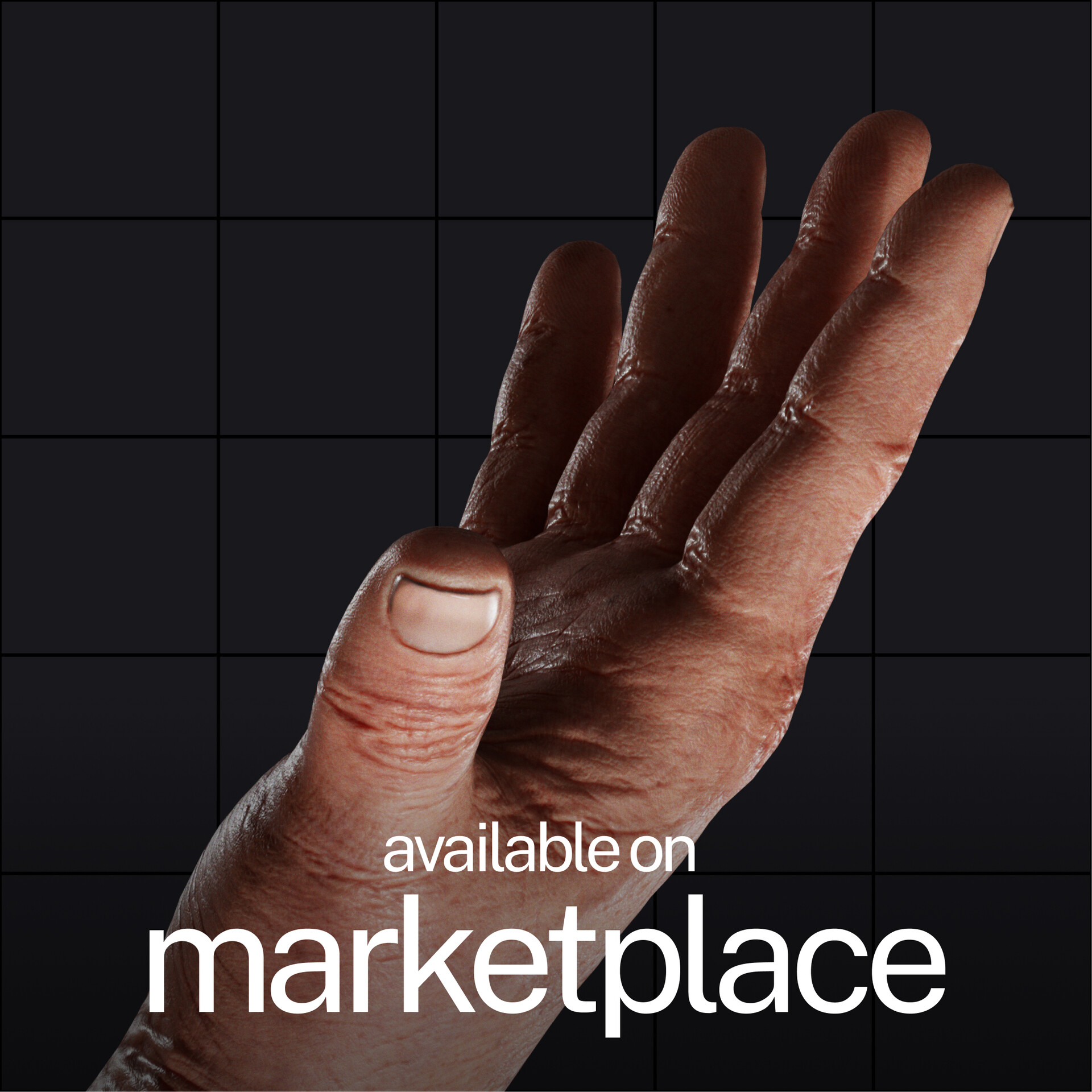 ArtStation - Realtime 3d hands - man