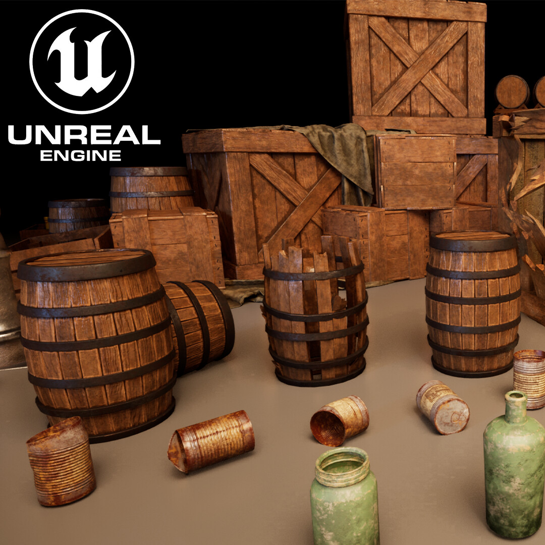 ArtStation - Exterior Props - Unreleased Project