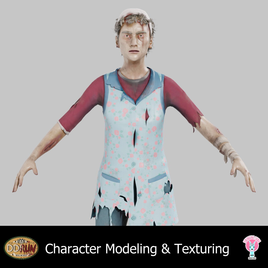 Vivien Thöns - DDRun Brauraus Character Modeling & Texturing