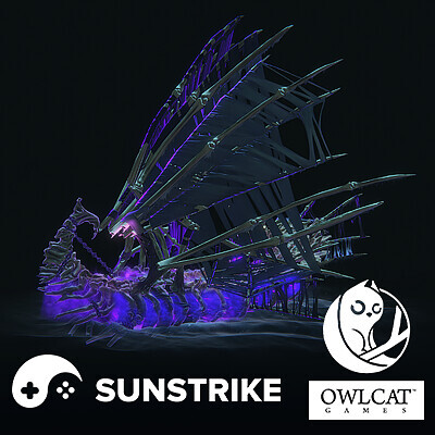 ArtStation - Demon Ship. Modeling and mapping for Pathfinder: Wrath of ...