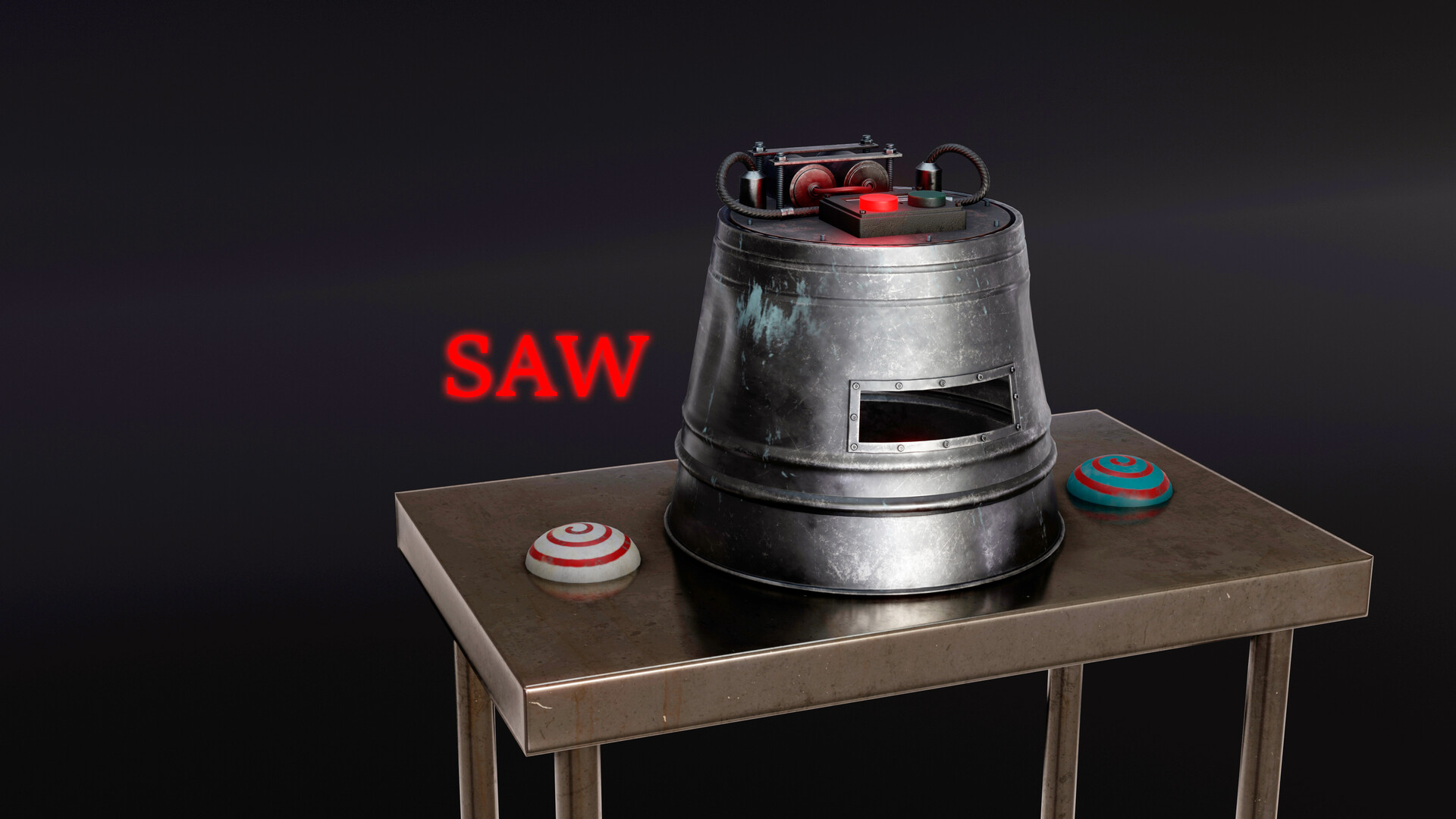 ArtStation - SAW - Bucket Heads