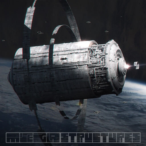 ArtStation - Megastructures Interstellar Highway 1