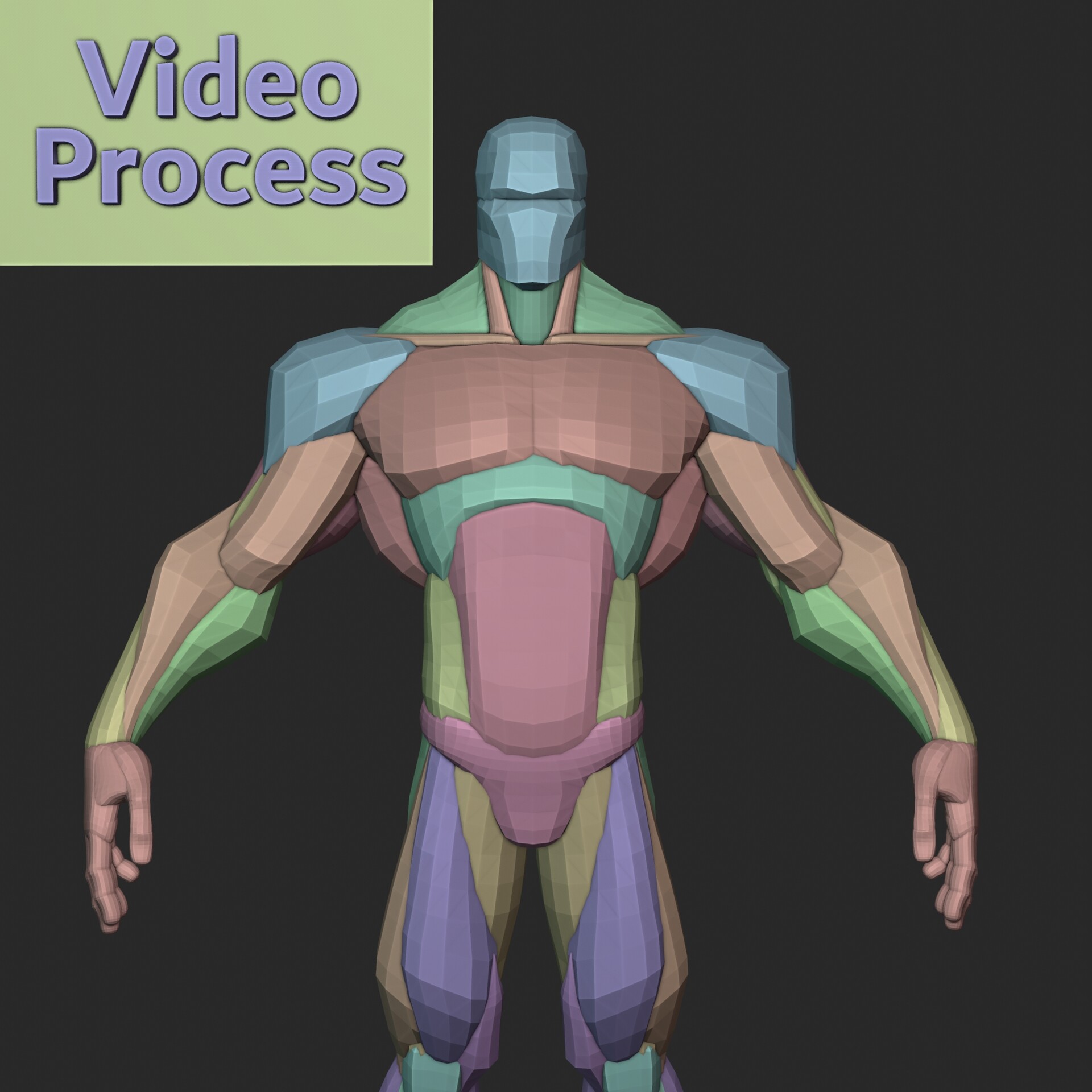 ArtStation - Stylized Anatomy Blockout Video Process