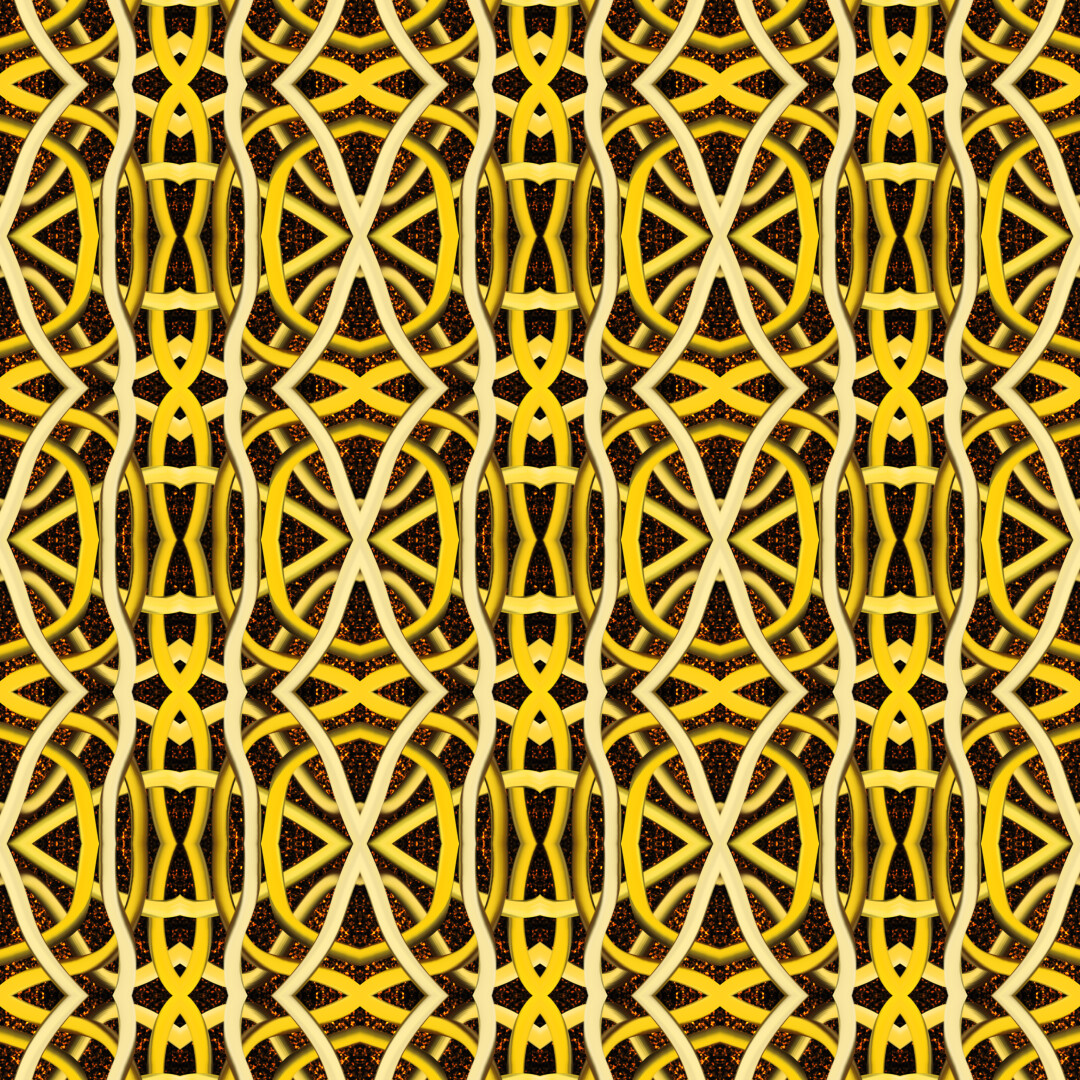 ArtStation - 3D Yellow Abstract Background