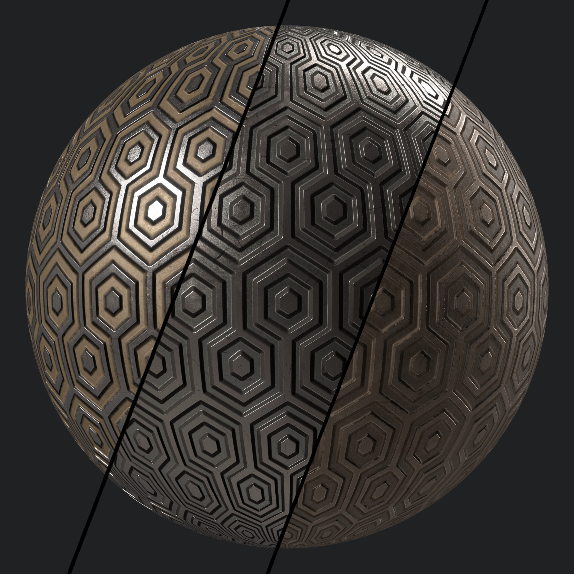 ArtStation - Metal Materials 48- Metal panels By Painting | Sbsar Pbr ...