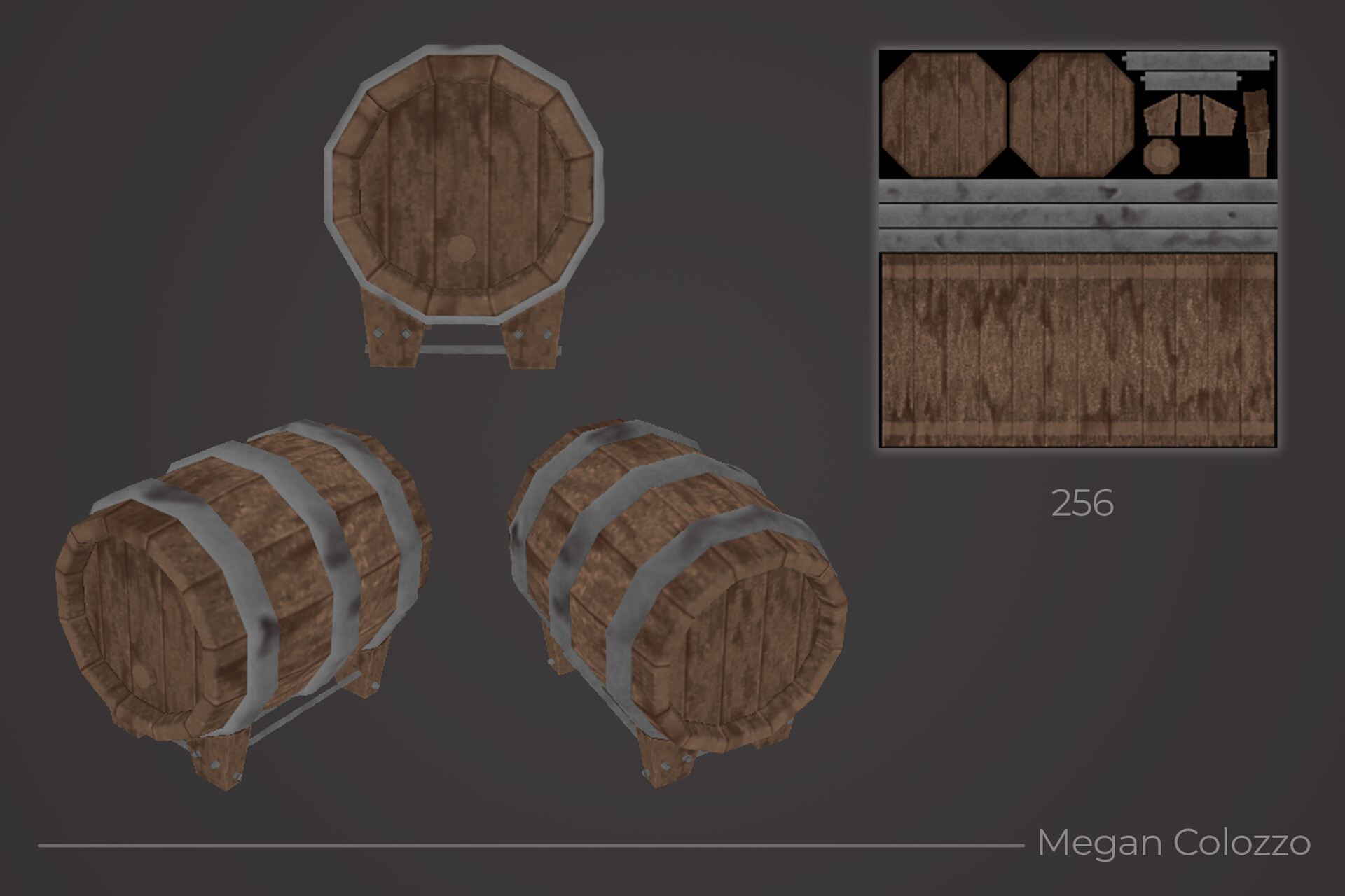 ArtStation - Hand Painted Barrel