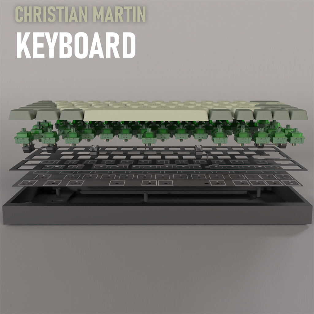 ArtStation - Tofu 60 Keyboard