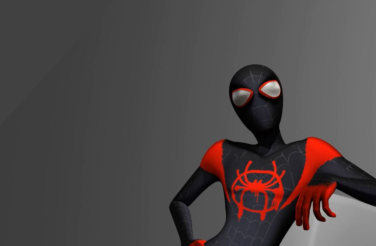 ArtStation - spider-man waving hello animation