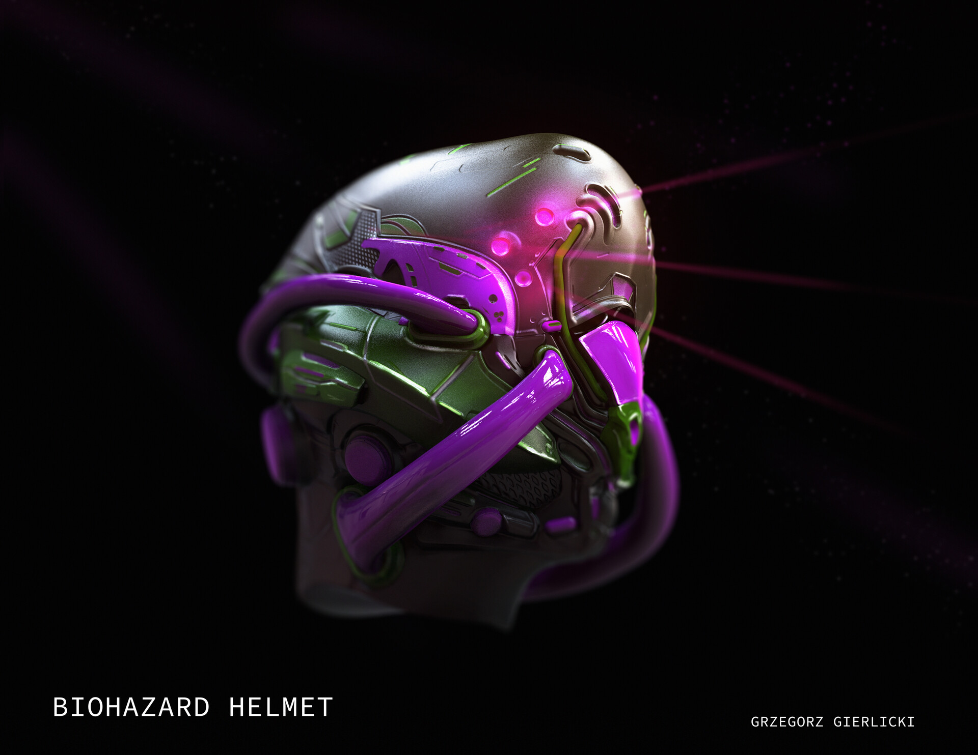ArtStation - Biohazard Helmet
