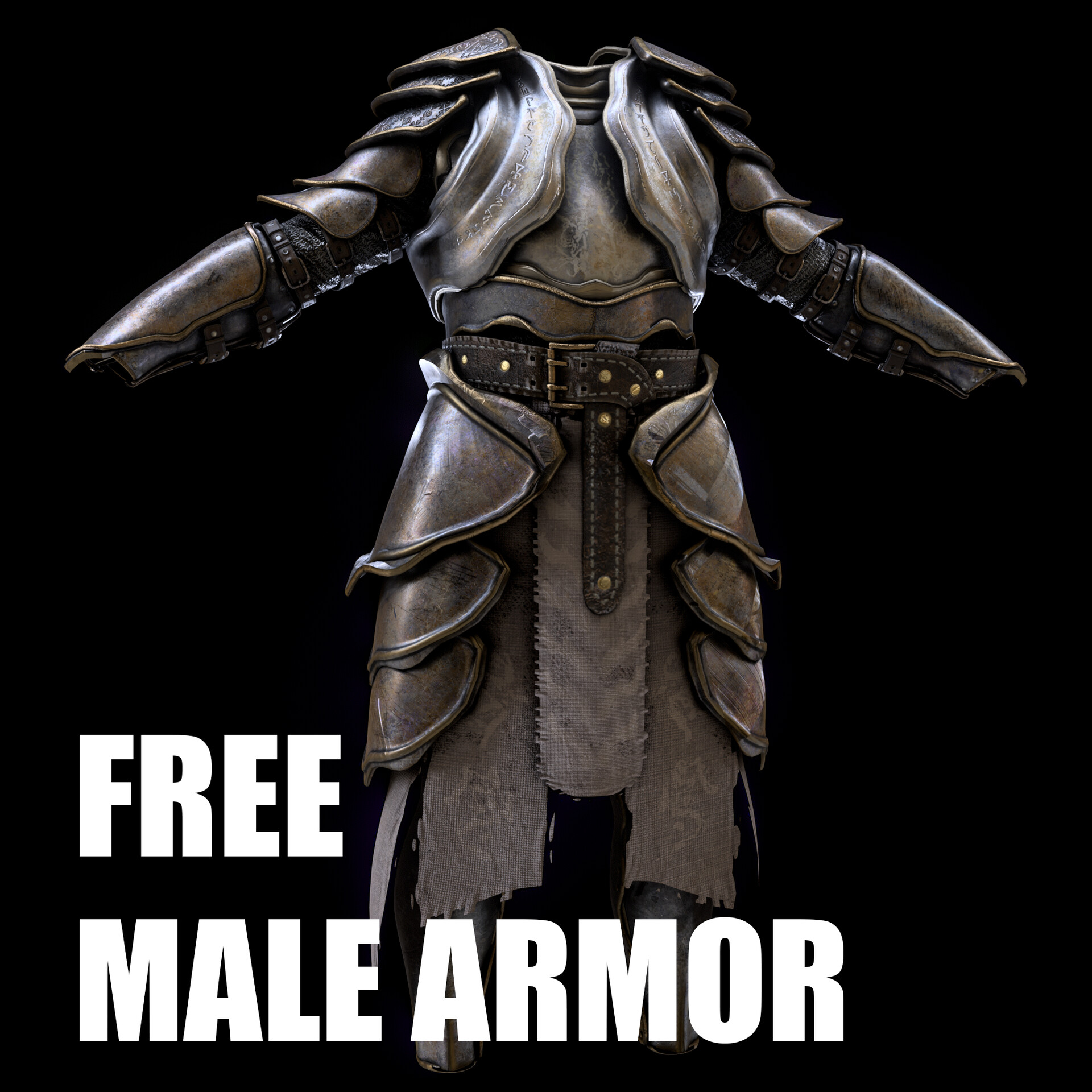 ArtStation - Free Male Armor