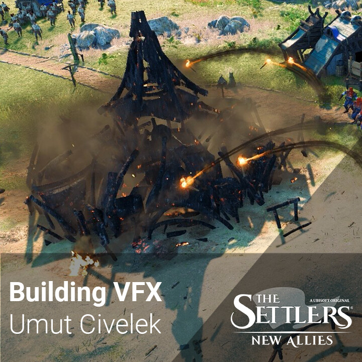ArtStation - "The Settlers: New Allies" Building VFX