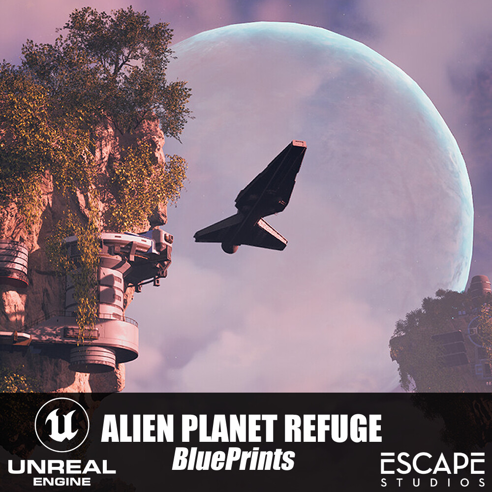 ArtStation - Alien Planet Refuge Blueprints