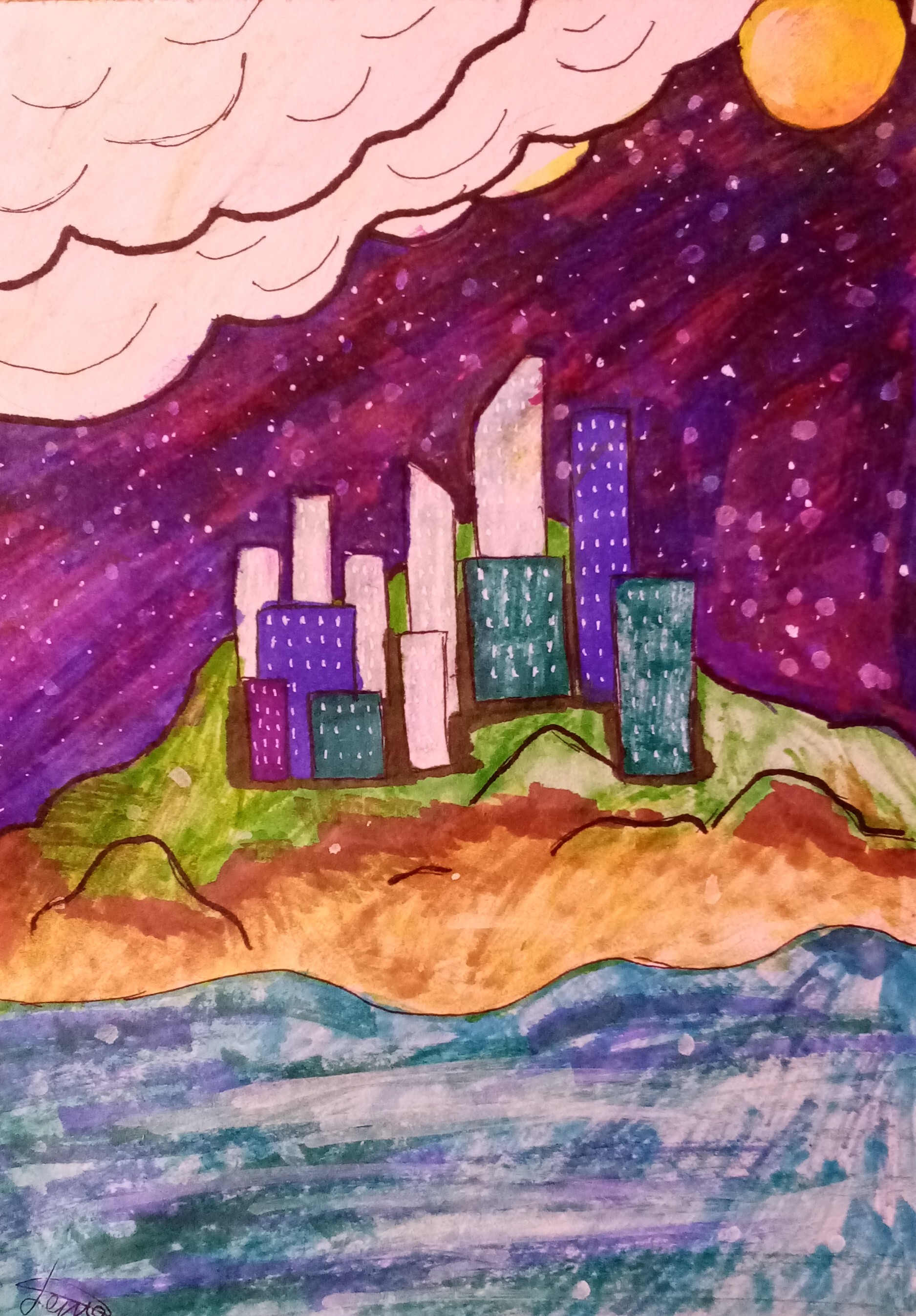 ArtStation - City on the island