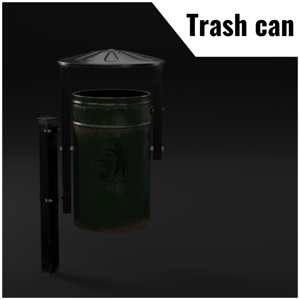 ArtStation - Trash can