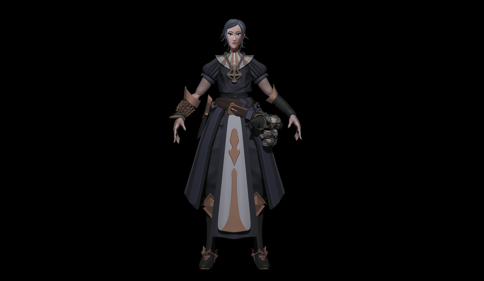 ArtStation - Tutorial Practice / Workflow Exploration - Character and Prop