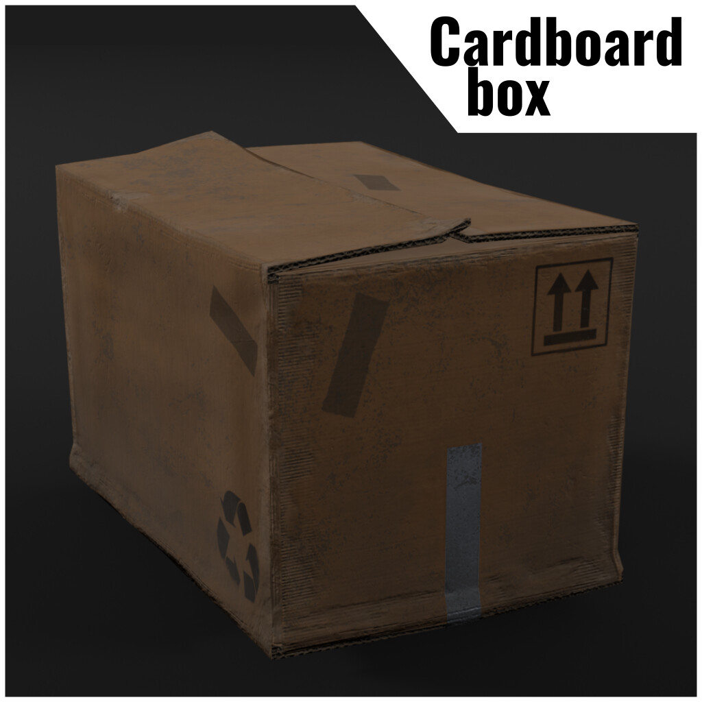 ArtStation - Cardboard box
