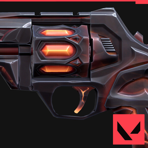 ArtStation - Valorant CrimsonBeast Sheriff 3D work