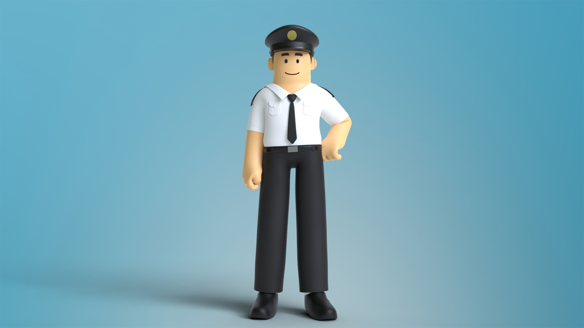 ArtStation - Minimal Pilot Cartoon Character