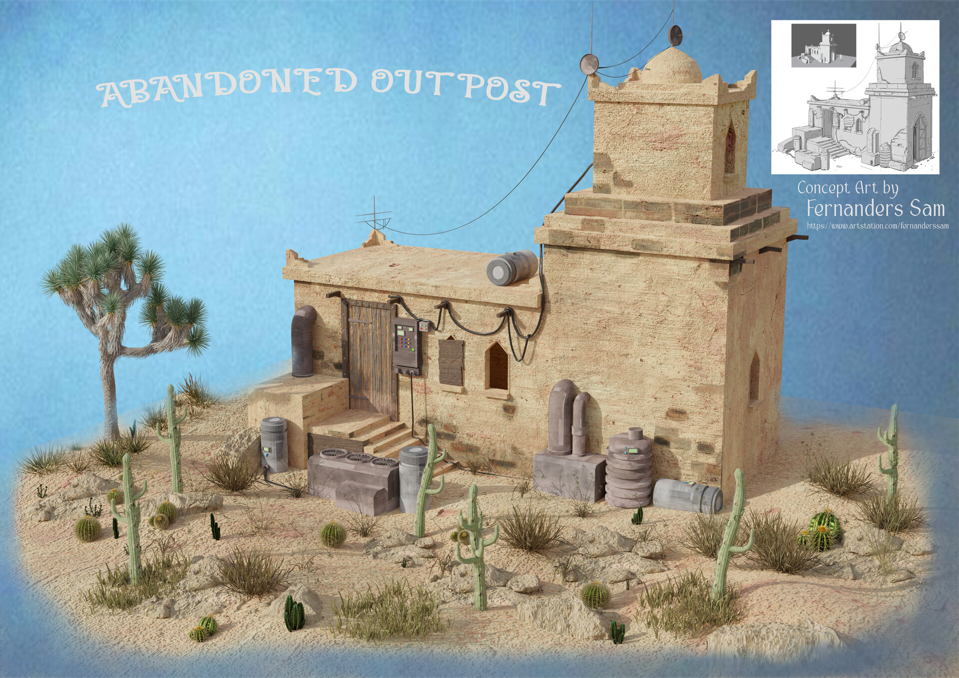 ArtStation - Abandoned Outpost