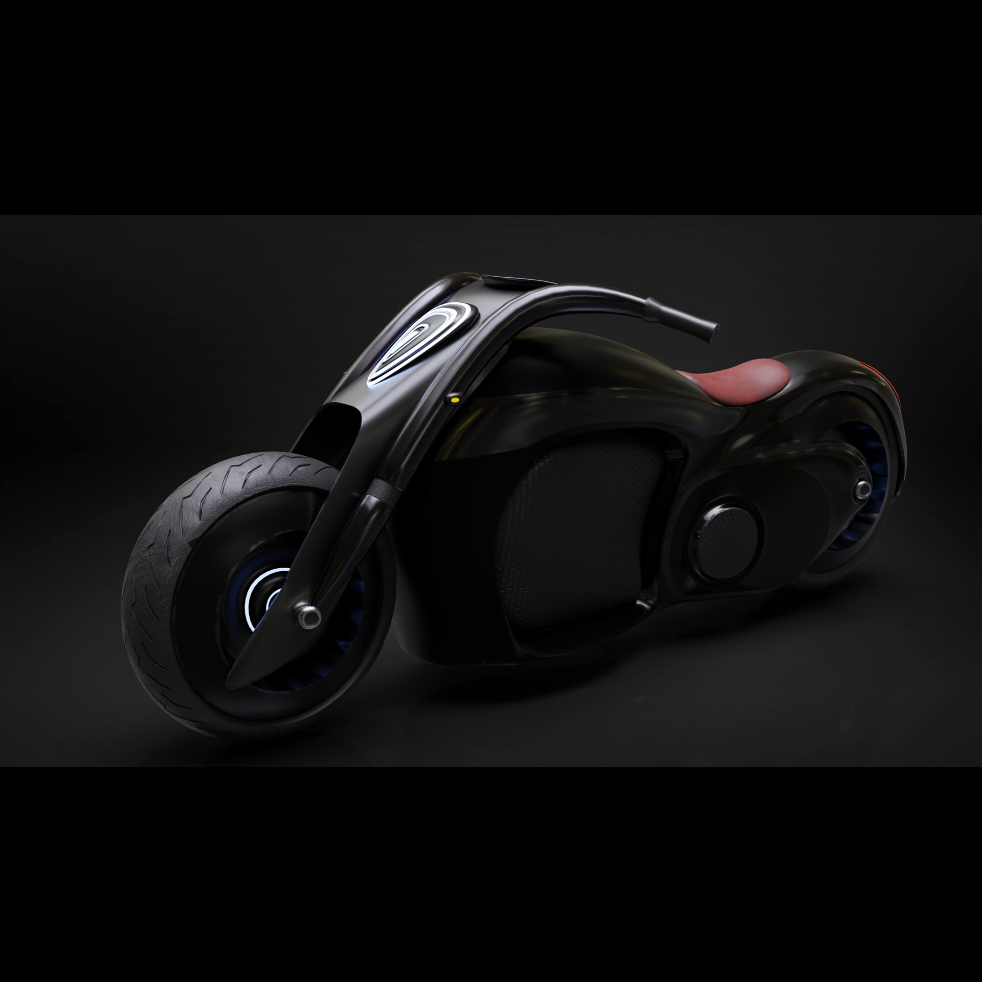 ArtStation - Electric Chopper motorcycle concept design