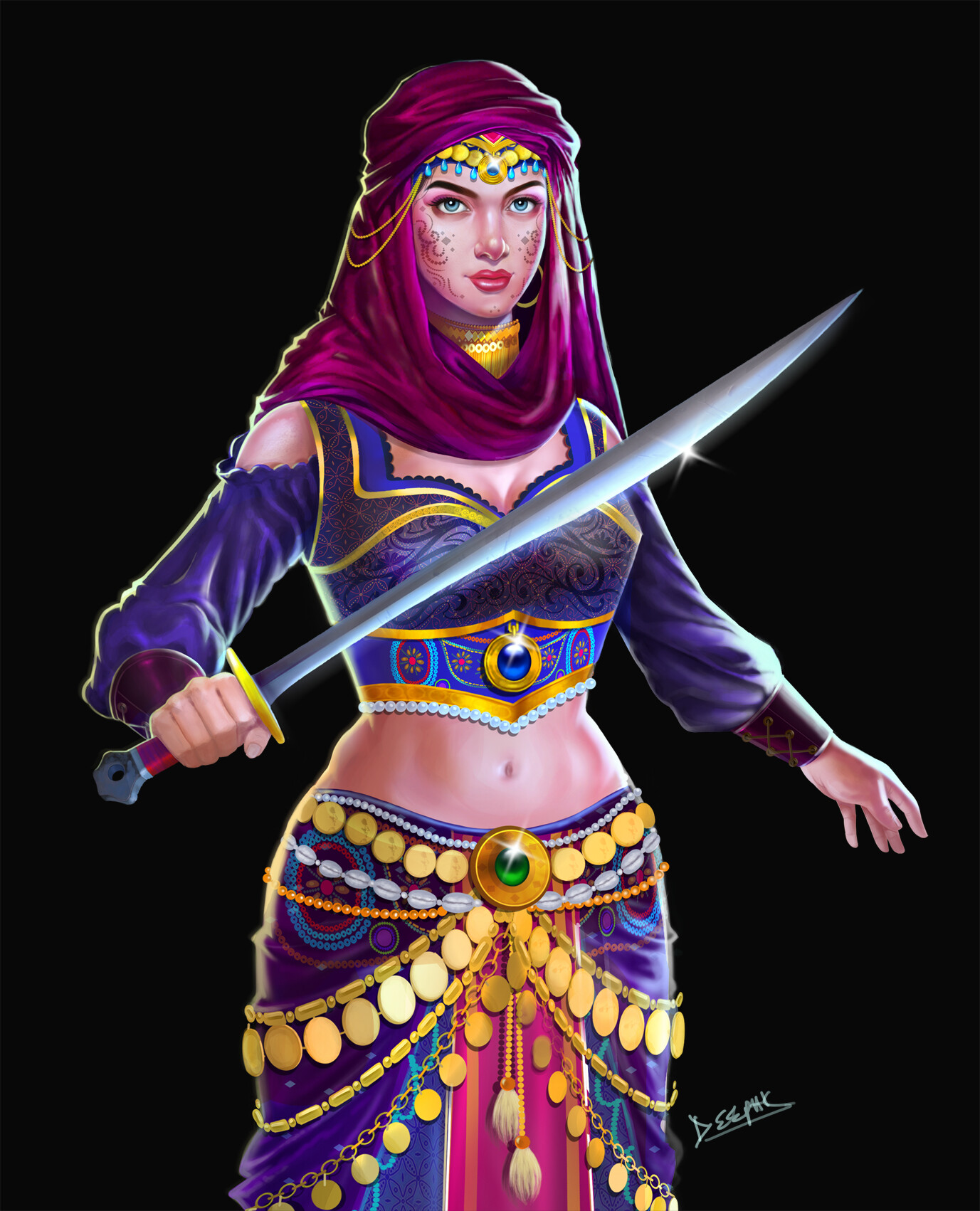 ArtStation - Lady_warrior_01