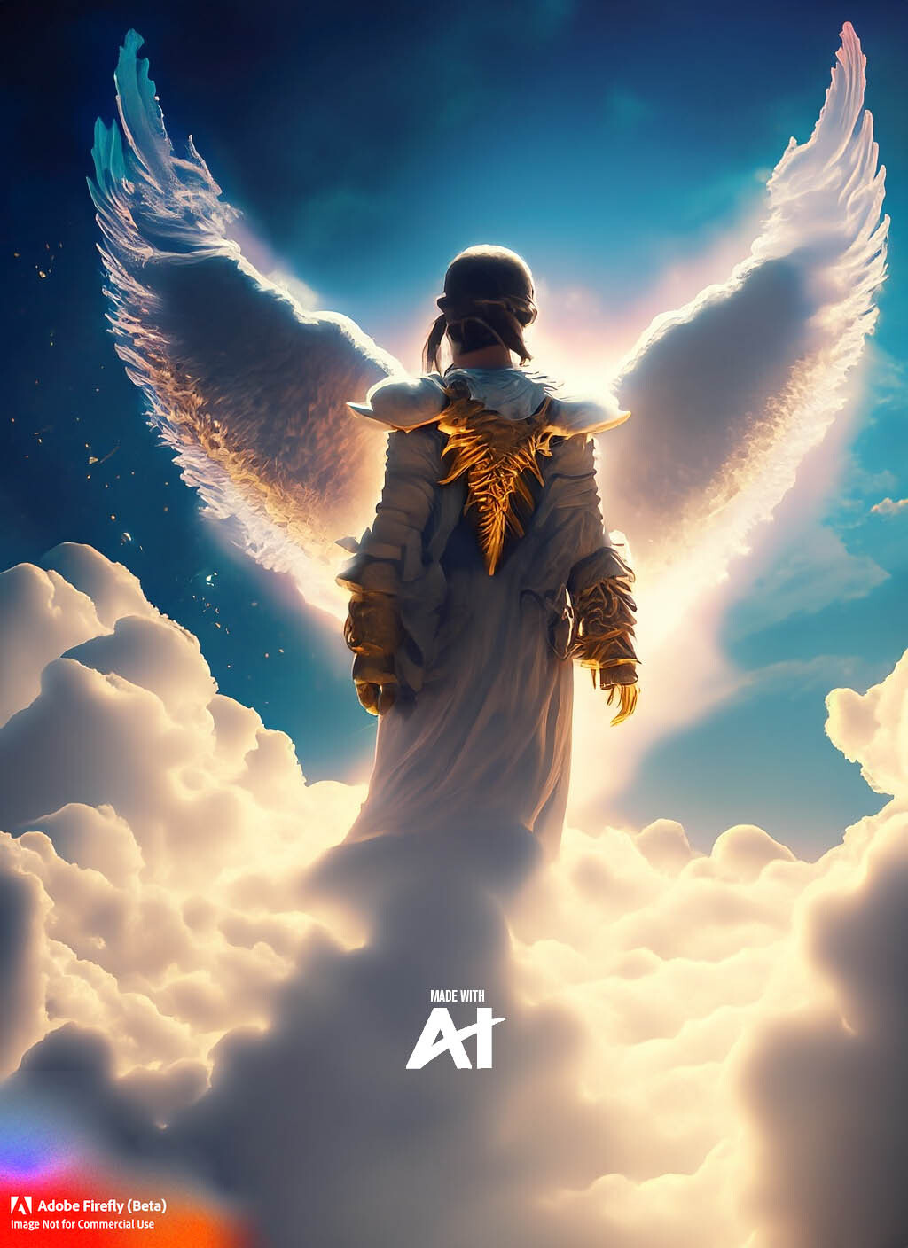 ArtStation - Angels in the Sky- an 'AI' concept art created using Adobe ...
