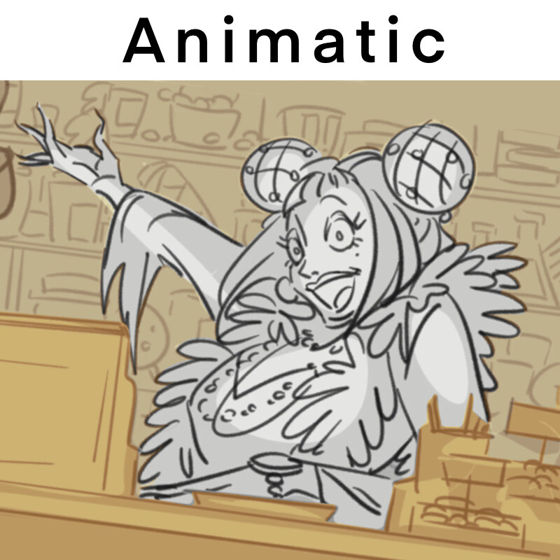 ArtStation - "Witch Shop" animatic