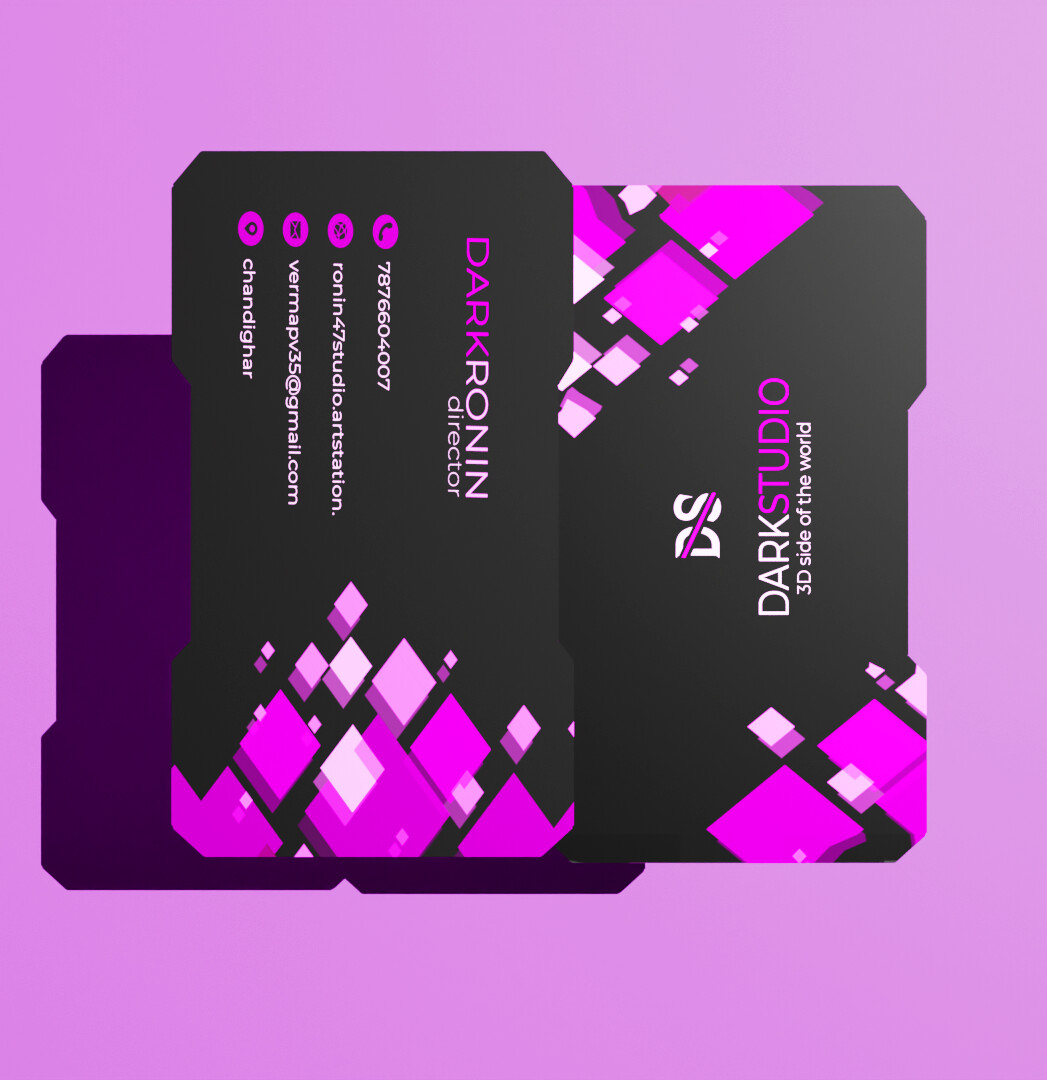 ArtStation - 3D card modeling + texturing combining with graphic design