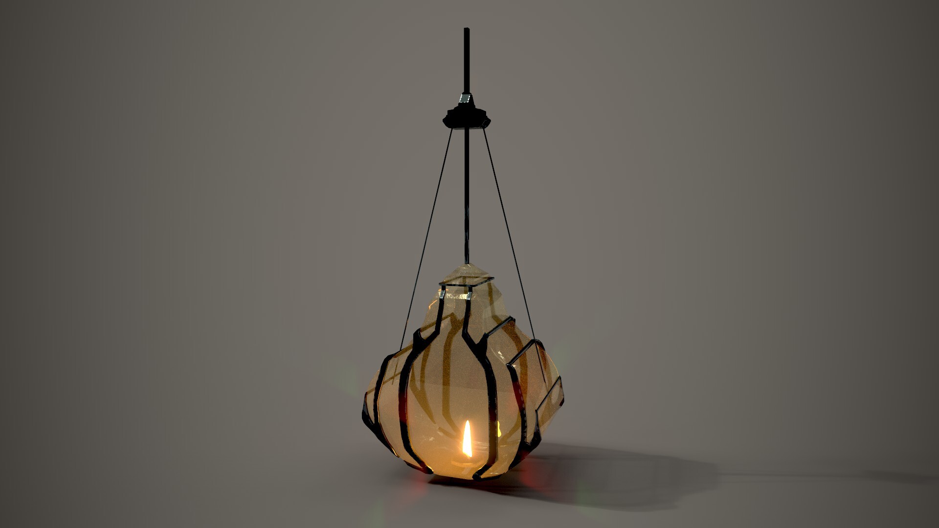 ArtStation - Lantern 2D/3D concept for a school project