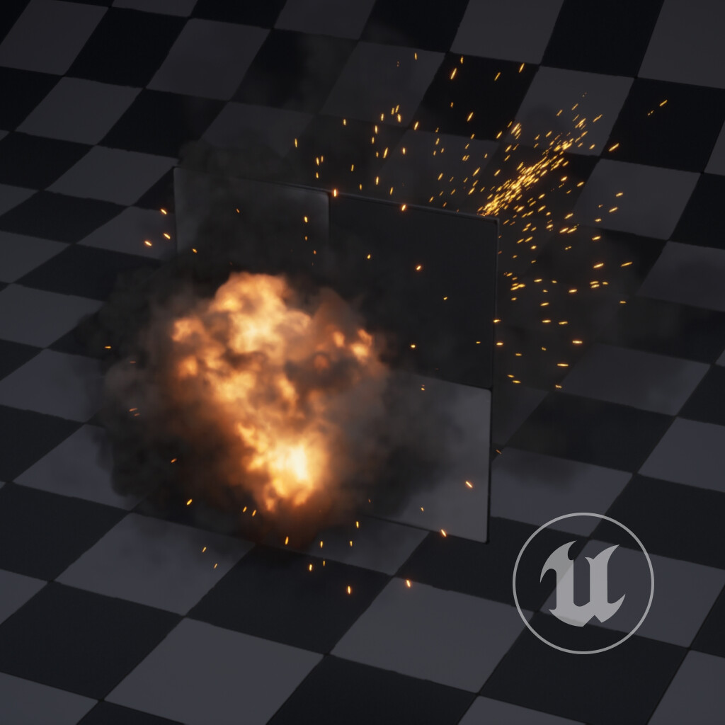 ArtStation - VFX - Realistic Projectile Hit