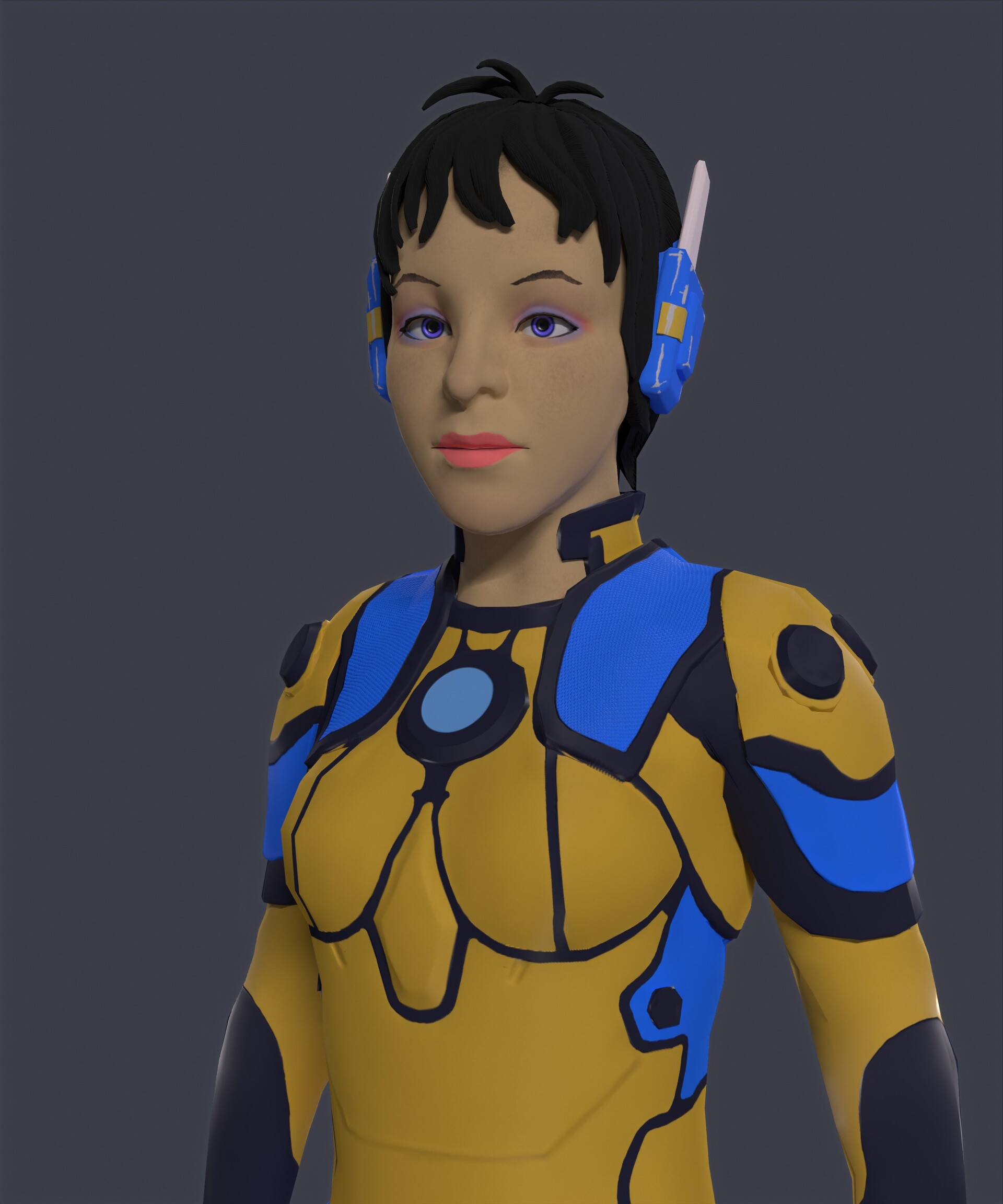 ArtStation - Techno girl