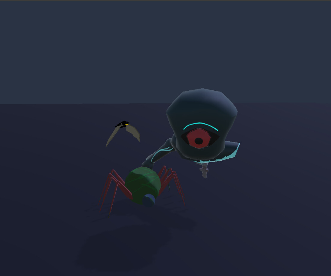 ArtStation - Low poly Monsters