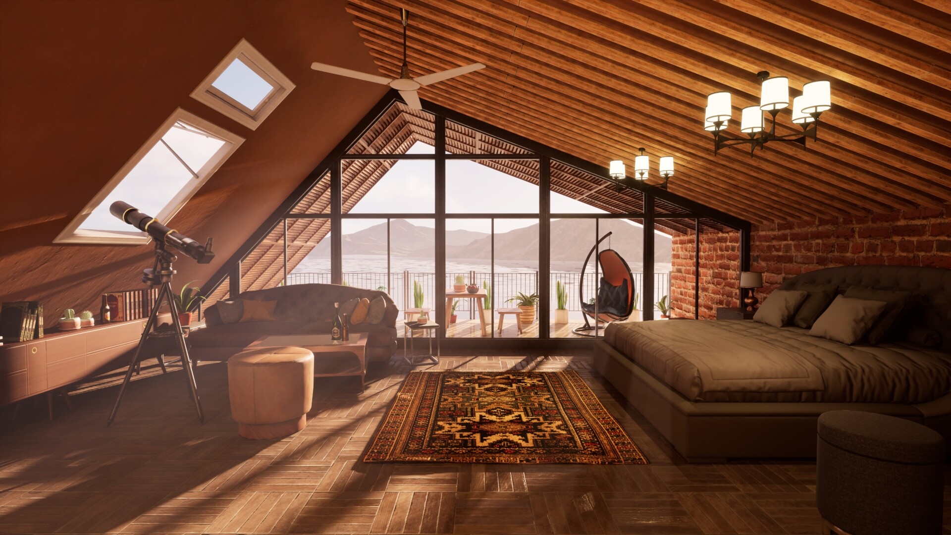 ArtStation - Interior Lighting - Attic
