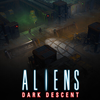 ArtStation - Alien Dark Descent - Olduvai Dig Site - Level Art