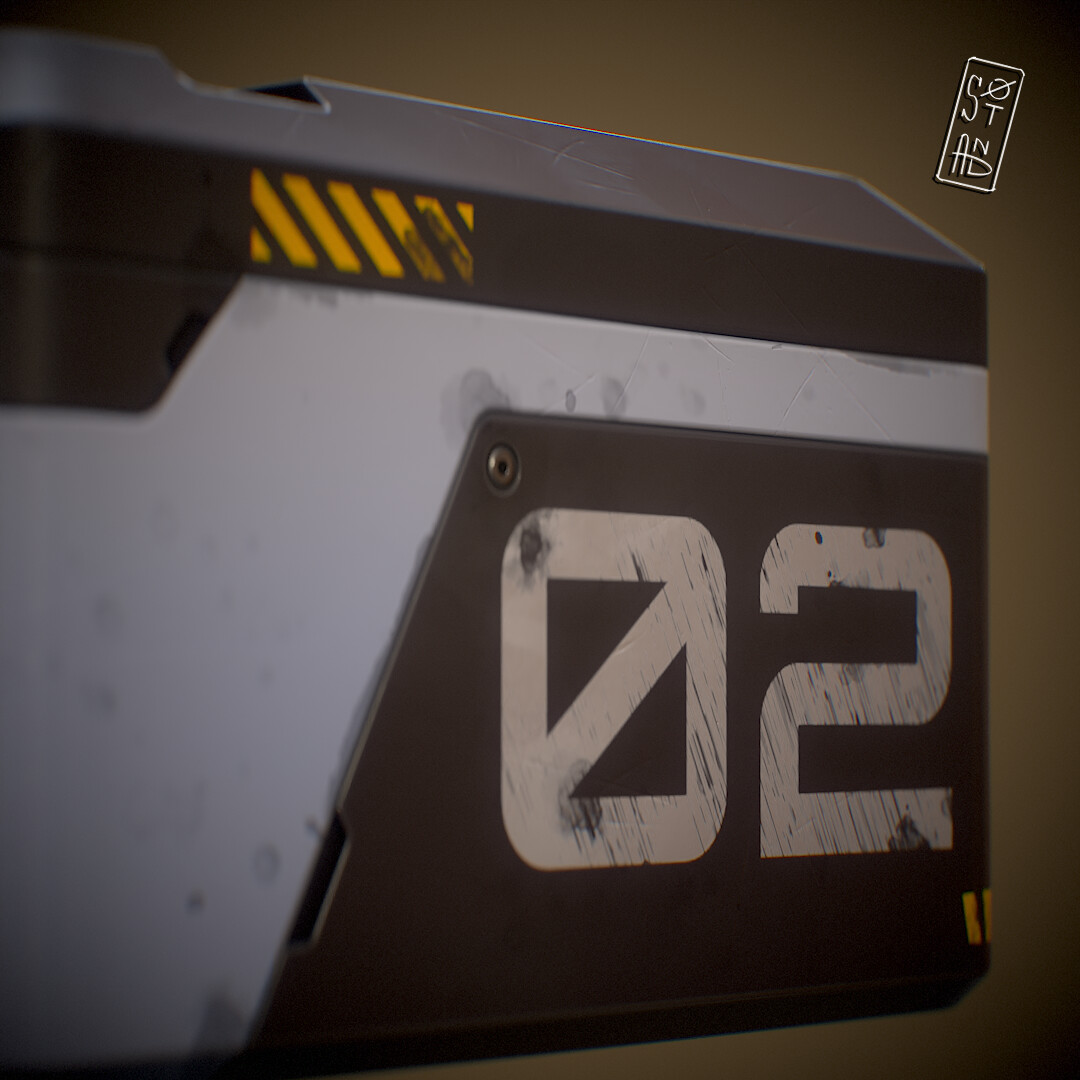 ArtStation - Stylized Sci-Fi Container