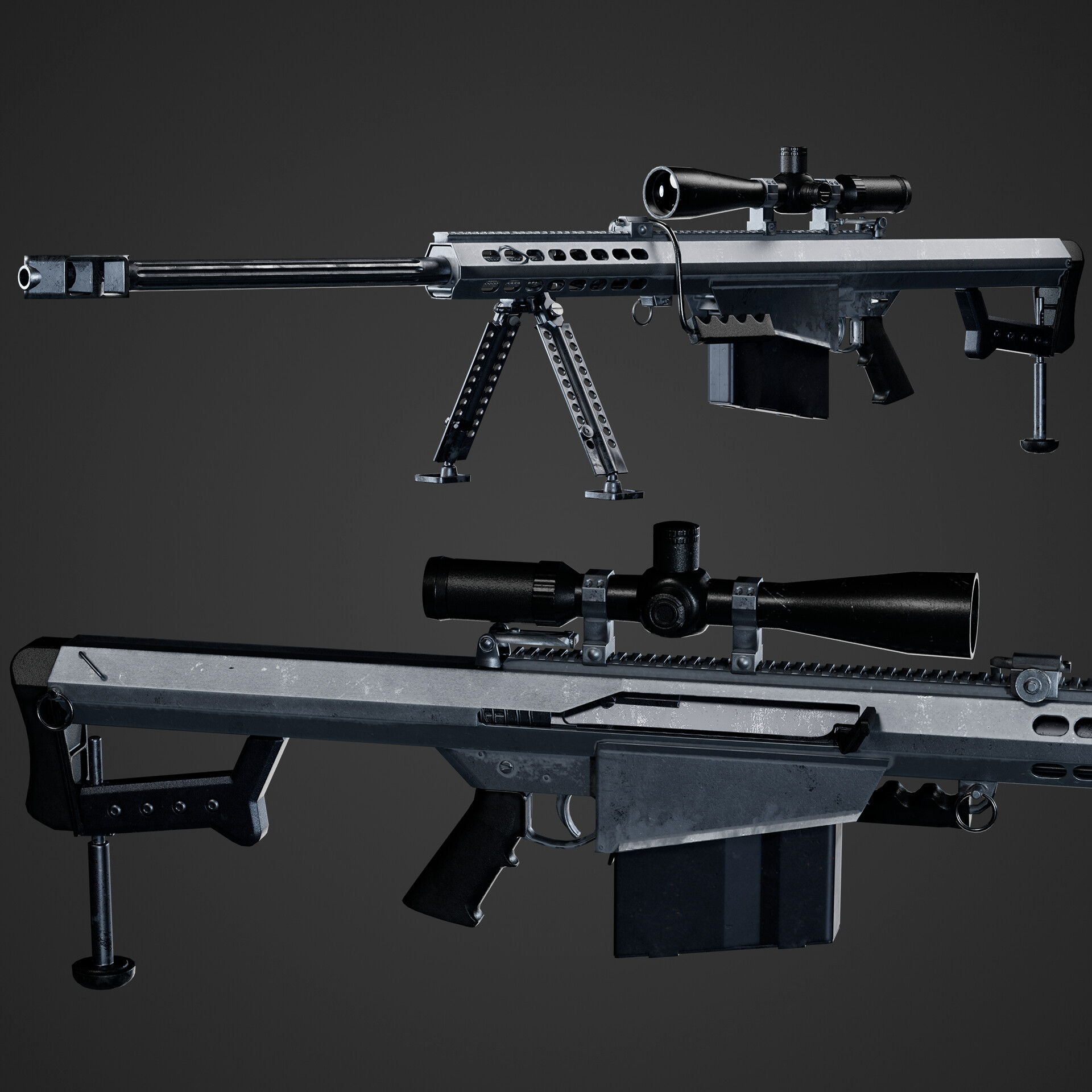 ArtStation - Barrett m82a1 for Armours