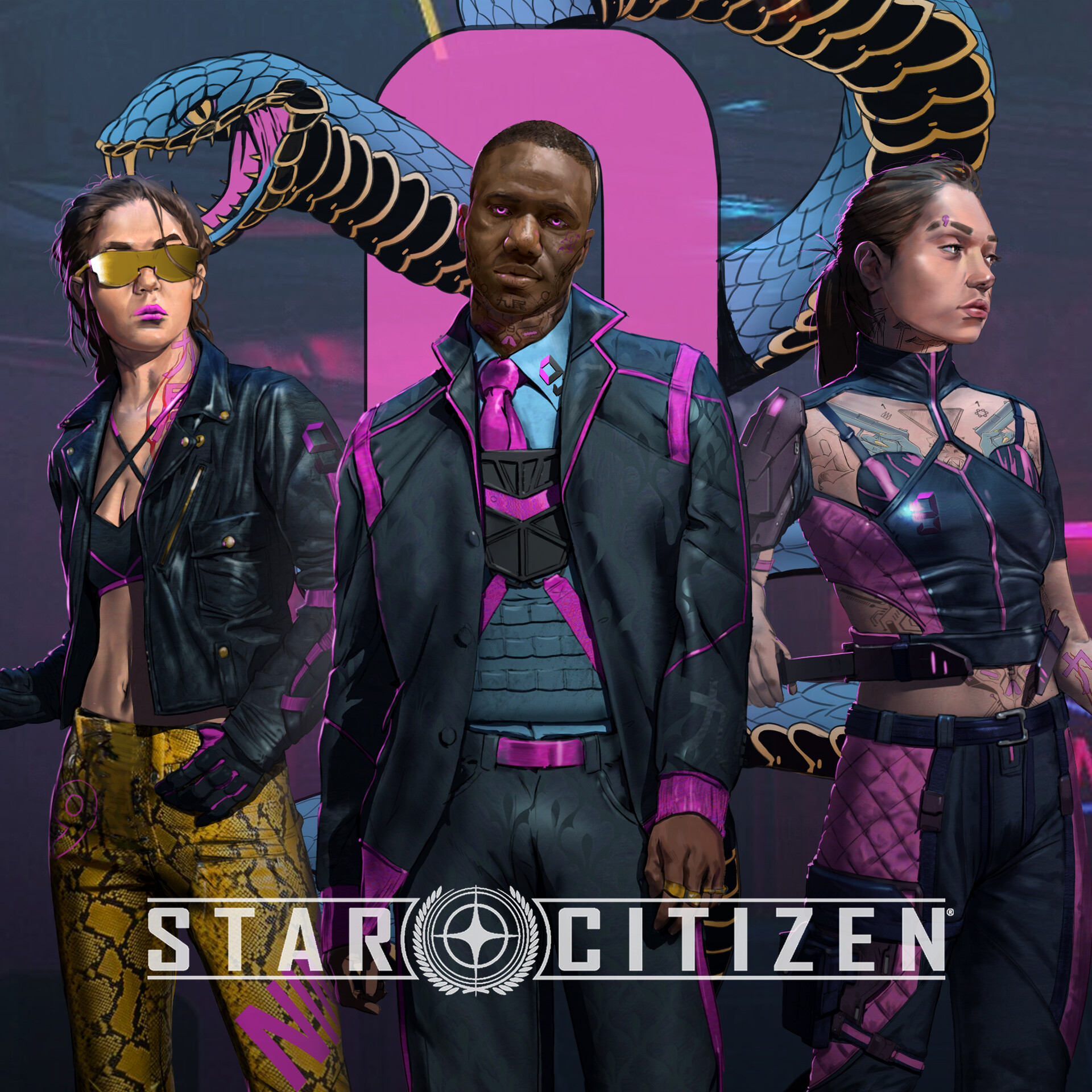 Michael Wakeley - 9 Tails Gang Character Concepts - Star Citizen