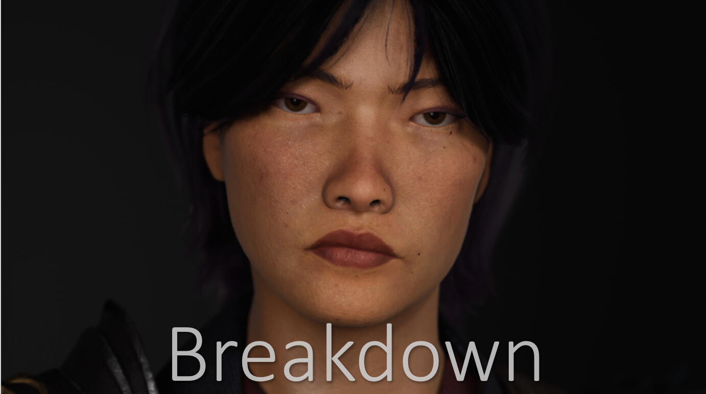 ArtStation - Breakdown - 3D Game ready character