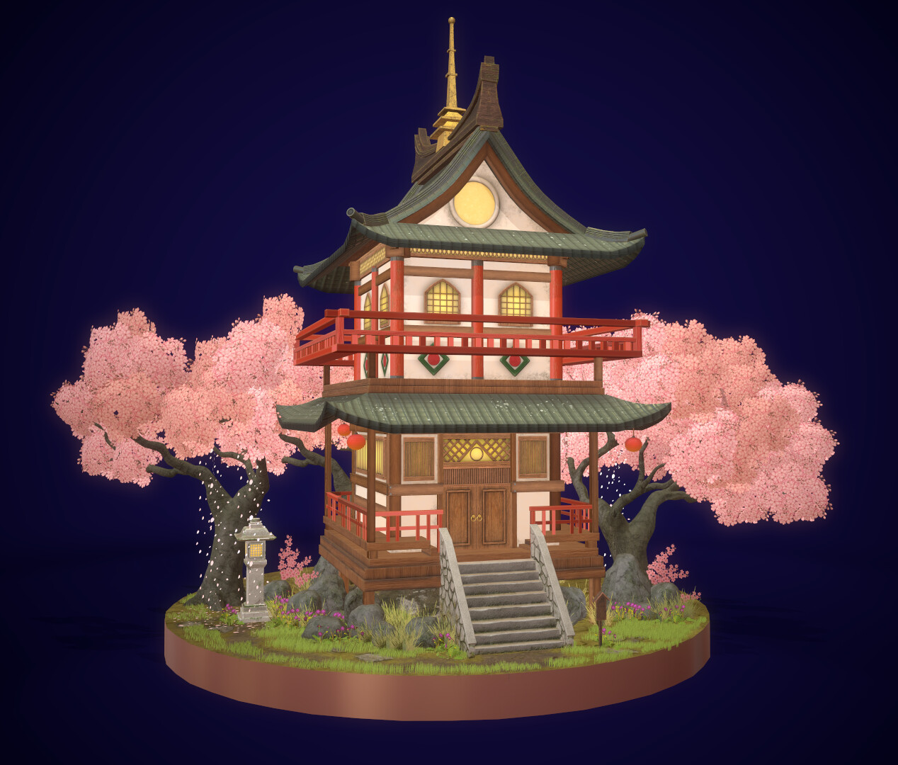 ArtStation - Japan Temple