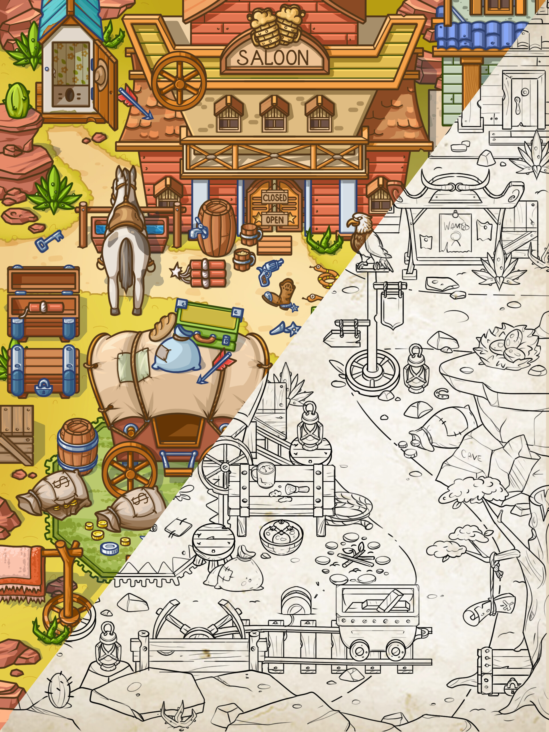 ArtStation - Hidden objects location