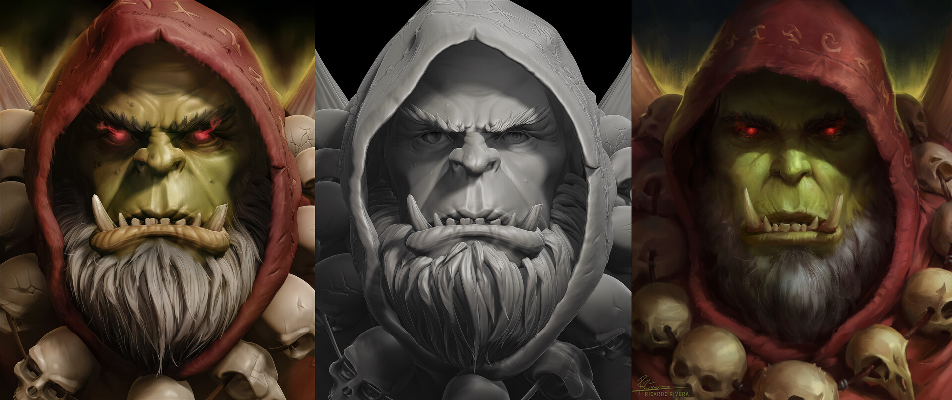 ArtStation - Guldan. Warcraft